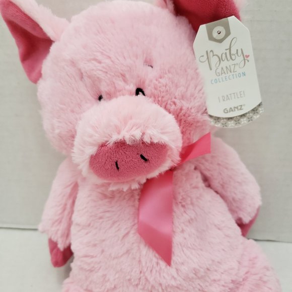 GANZ | Toys | New Baby Ganz Plush Soft Collection Rattle Pink Little ...